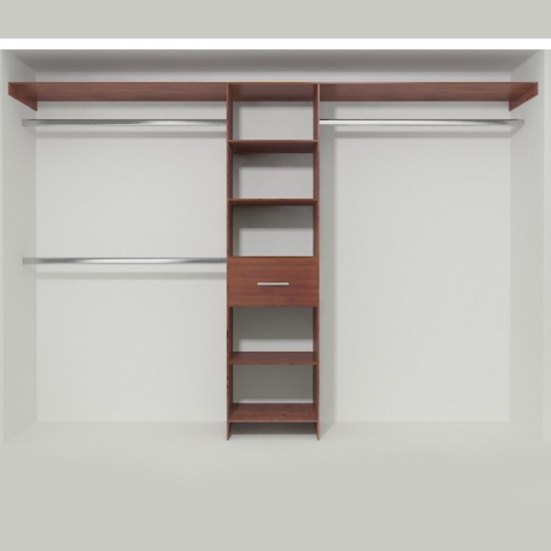 Closet de Melamina Económico Blanco / Nogal / Caoba / Roble Alaska ...